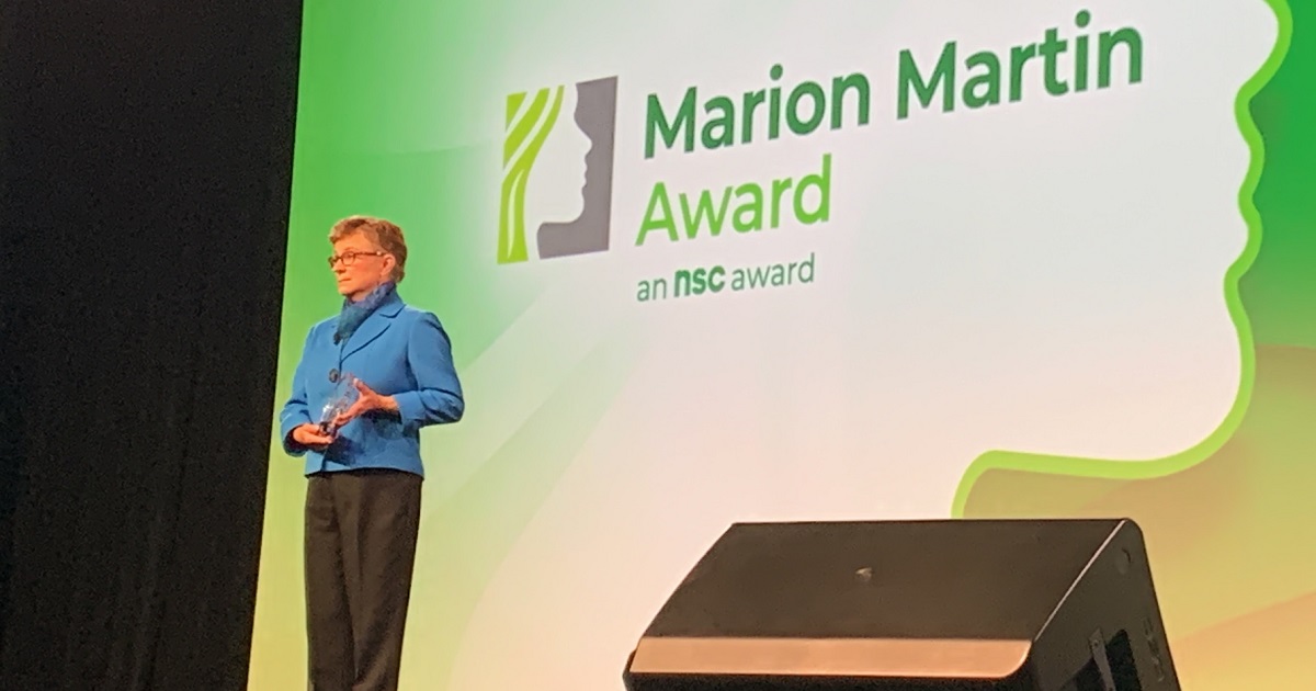 NSC Recognizes Safety Leaders with Marion Martin Award - National ...