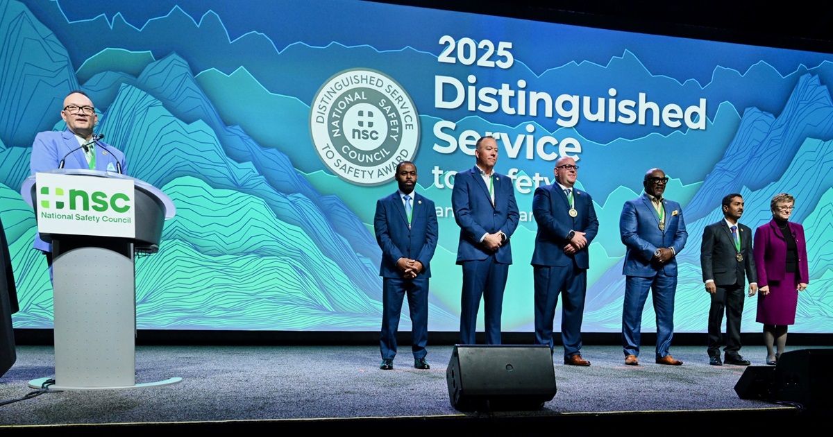 NSC Presents 2025 Distinguished Service to Safety Award