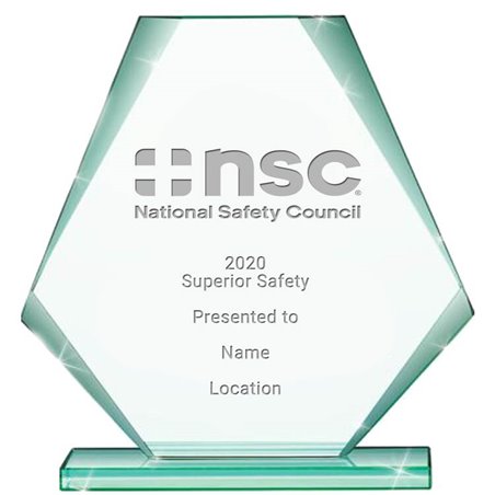 Perfect Record Crystal - National Safety Council Shop