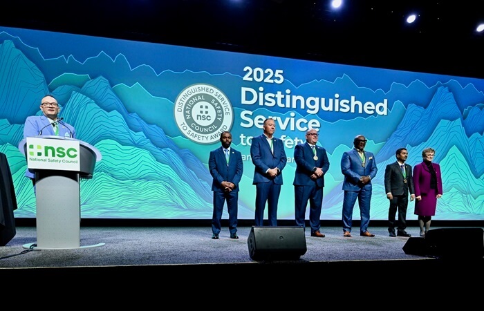 NSC Presents 2025 Distinguished Service to Safety Award