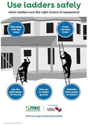 Construction Safety Resources Ladder Safety - National Safety Council